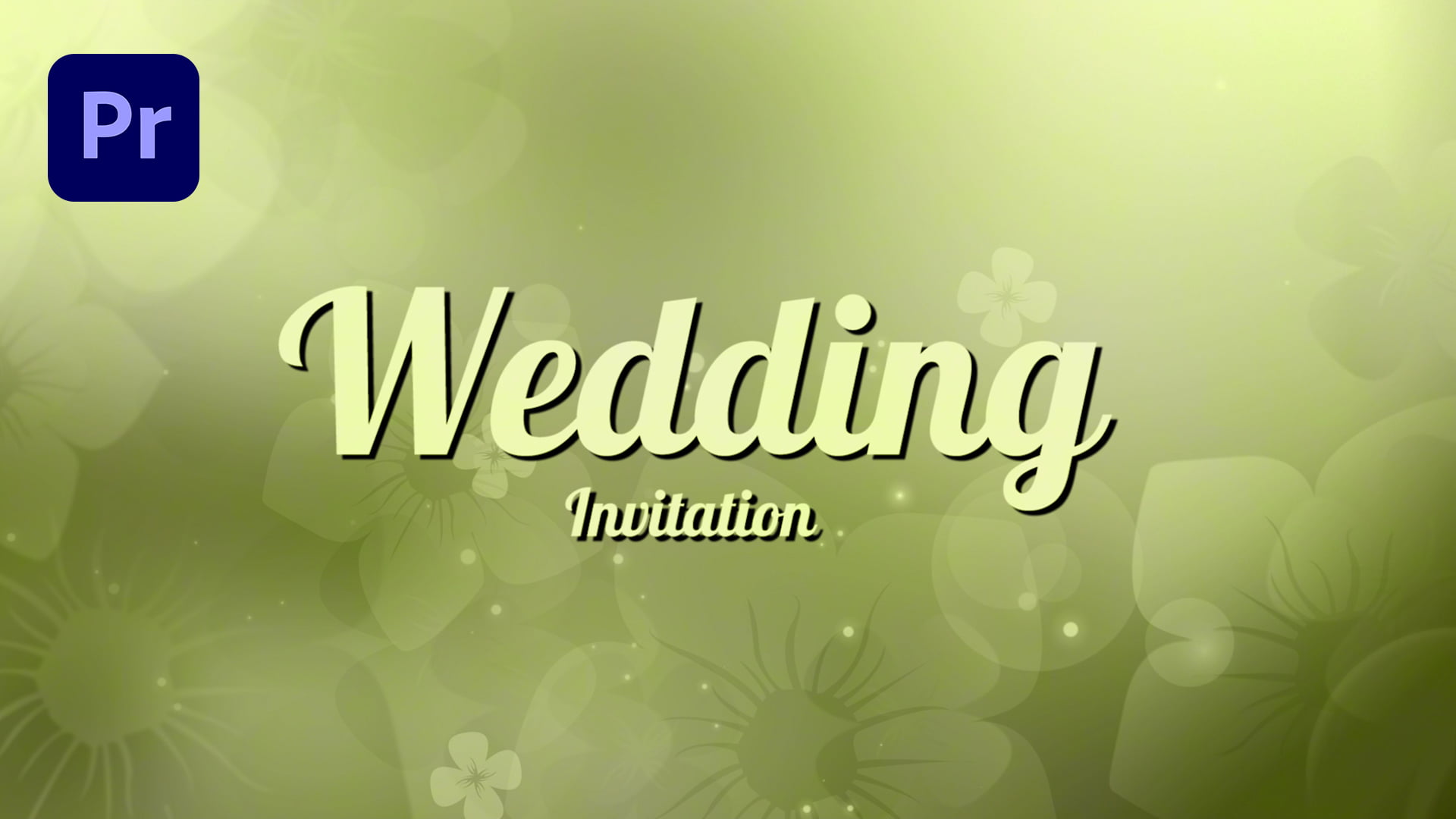 Free Wedding Invitation Video Templates Adobe Premiere Best Design Idea